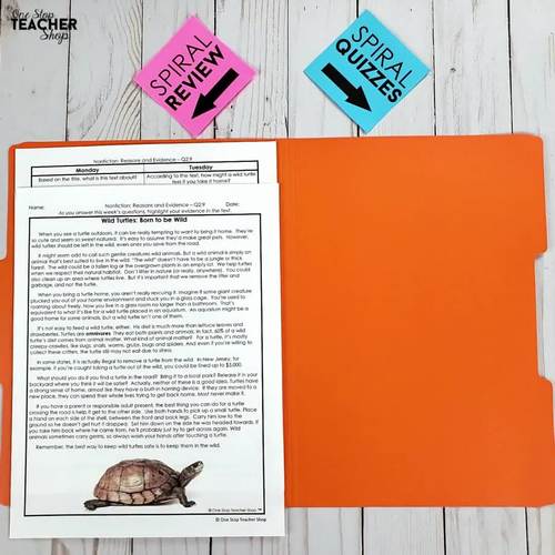 6th Grade Reading Comprehension Passages & Daily Questions: Fiction ...