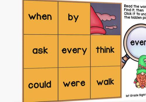 INDEPENDENT SIGHT WORD PRACTICE REVIEW FUN BOOM CARDS SIGHT WORD GAMES ...