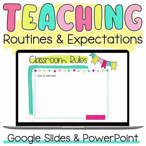 Teaching Routines Expectations and Procedures by The Classroom Corner