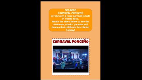 Spanish Culture Find the Differences CARNAVAL ~ DÍA DEL NIÑO Brain Break