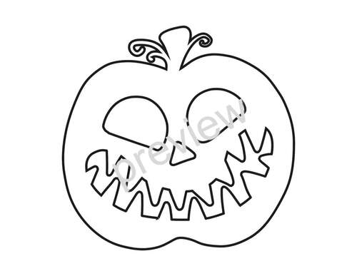 Spooky Fun for Little Ones: 25 Halloween Pumpkin Coloring Pages for Kids