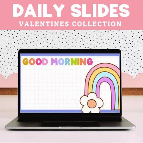 Valentines Google Slides + Powerpoint Slides | Editable by The Tribe I ...
