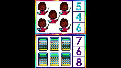 Back to School Math Task & Clip Cards to 20 for Counting, Addition ...