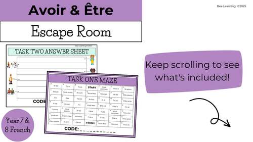 French Escape Room: Être & Avoir Present Tense – The Lost Passport Mystery