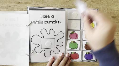 Pumpkin Interactive Books by crayonsandcoffeeplease | TPT