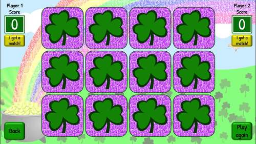 St Patricks Day Multiplication Facts for 7 Times Table Activity ...
