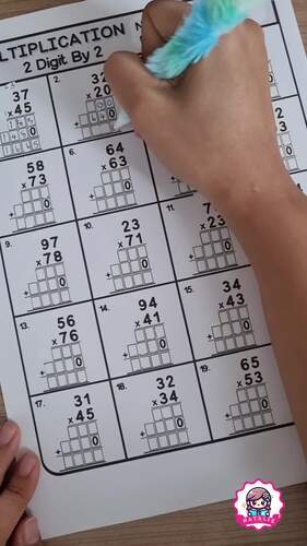 Mastering Double Digit Multiplication | Multiplication 2 digit by 2 | Math