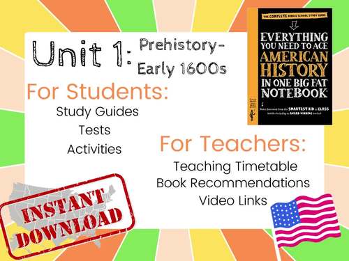 Everything you need to Ace American History Unit 1: Prehistory-Early 1600s