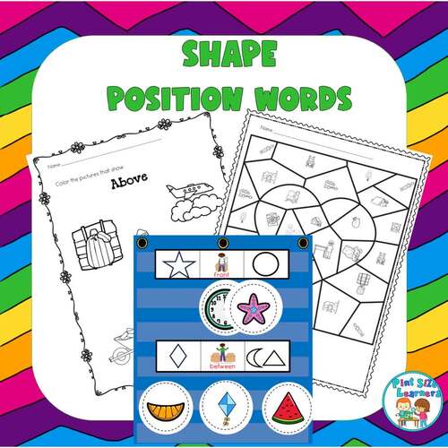 Position Words and Shape Identification by Pint Size Learners | TPT