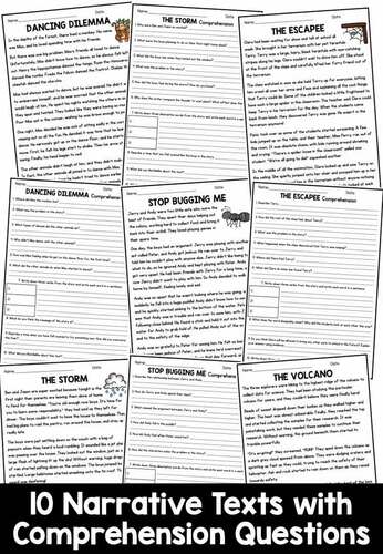 Narrative Text - Reading and Writing Bundle by Pink Tulip Teaching ...