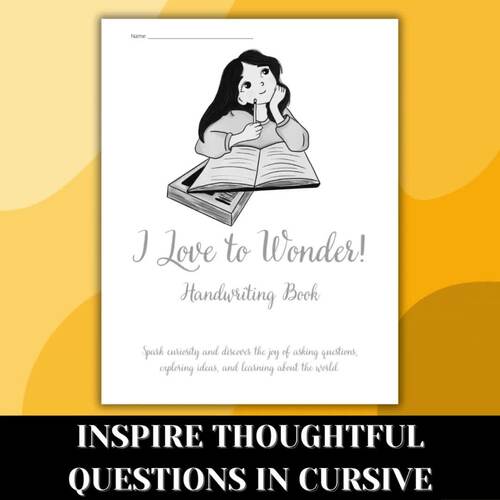 Curiosity & Exploration | 100 Cursive Handwriting Sheets for a Growth ...