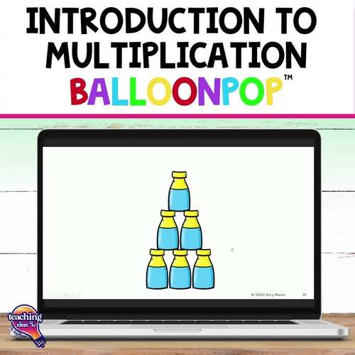 3rd Grade Introduction to Multiplication Digital Math Review Games ...