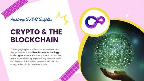 Crypto & The Blockchain Workbook & Activities | Finance & Bitcoin Lesson
