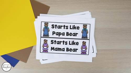 Goldilocks Home Preschool Lesson Plans by ECEducation101 | TPT
