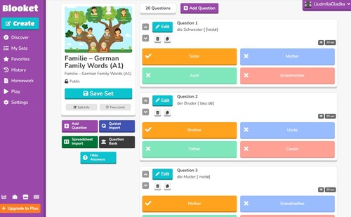 #Familie – German Family Words (A1) by Liudmyla Hladka | TPT