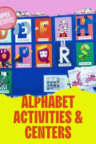 Alphabet Activities & Centers Bundle by Nomadic Bee | TPT