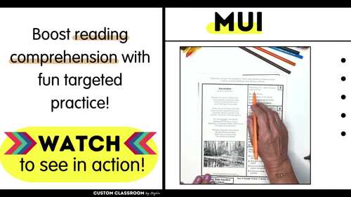 Thanksgiving Mystery Picture with Reading Comprehension Passages ...