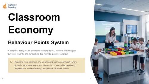 Classroom Economy Grades 4-12 PPTX | TPT