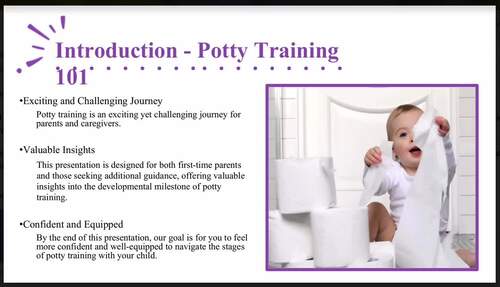 Potty Training Support Presentation by Admin 4 You | TPT