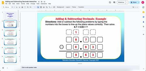 Adding and Subtracting Decimals Digital Activity (Google Slides) 5.3K ...