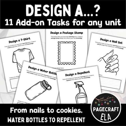 Design-Based Exit Tickets & Add-On Tasks – 11 Creative Activities for ...