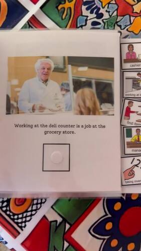 Adapted Book: Working at the Grocery Store by Life Skills 2 Learn