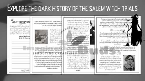 The Salem Witch Trials- Study Unit by Imagination Buds | TpT