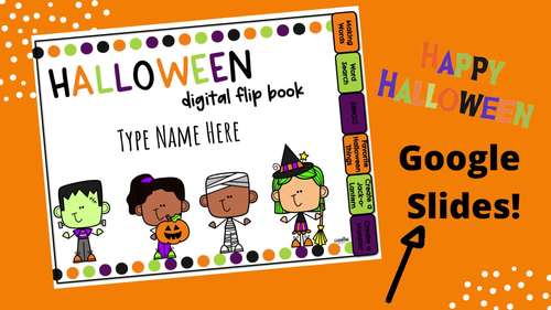 Halloween Digital Flipbook - Google Slides - Distance Learning by ...