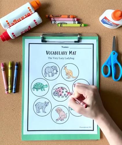 The Very Lazy Ladybug - Speech Therapy Book Companion by Buzzing Bee SLP