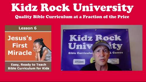 Children's Bible Curriculum - Lesson 06 - Jesus's First Miracle | TPT