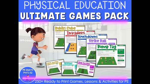 250 Physical Education Games & Lessons – Ultimate Elementary PE ...