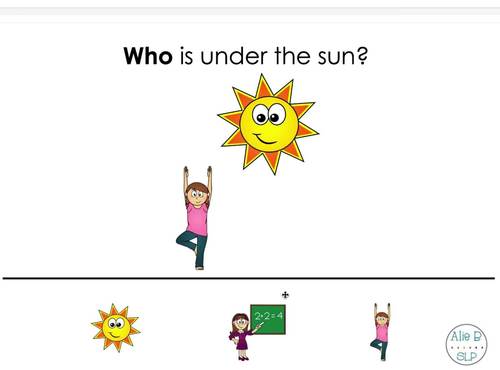 WH Questions | Answering WHO Questions BOOM Cards™ for Speech Therapy