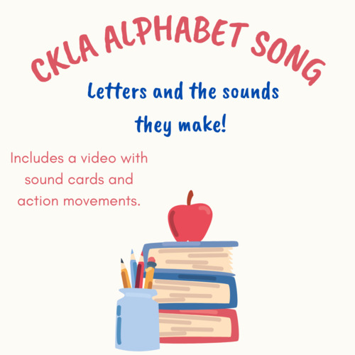 Alphabet Song and the Sounds They Make (CKLA Inspired) | TPT
