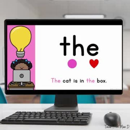 Tricky Words Slides by Tales From Miss D | TPT