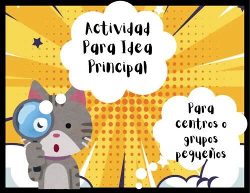 Dual Language- Main Idea Task Cards for Centers or Groups by Bilingo Books