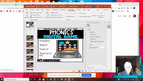 Phonics Digital Game | Distant Learning | CVC and long vowel words