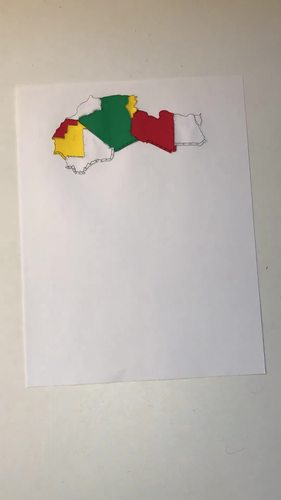 Africa Map-Making Activity for African Geography Map Skills & African ...