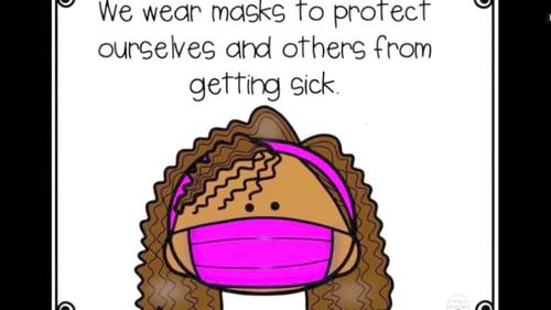 Why Do We Wear Masks - Digital and Printable Book by Coffee in Kindergarten