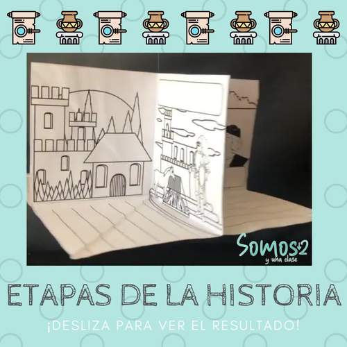 MÓVIL ETAPAS DE LA HISTORIA by somosdosyunaclase | TpT