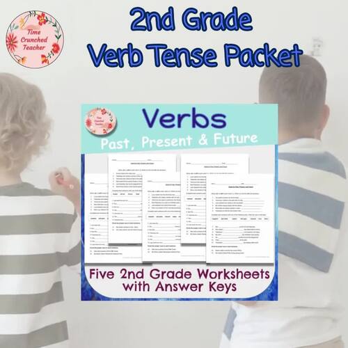 Past, Present, and Future Tense Verbs Worksheets | 2nd Grade Grammar ...