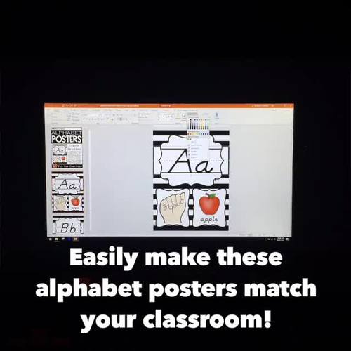 Editable D'NEALIAN-like Alphabet Posters with American Sign Language ...