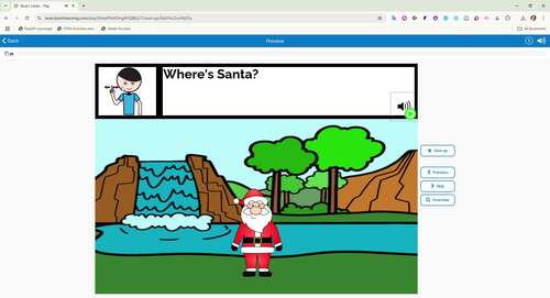 Where's Santa? Interactive Language Activity | TPT