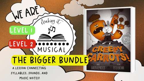 THE BIGGER BUNDLE-Creepy Carrots Sounds/Syllables Match and Google ...