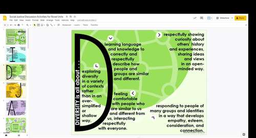 Social Justice Discussion Activities for Novel Units DIGITAL and PRINT