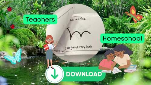 Insect Book Companion Science Lessons Reading Centers Task Cards & More