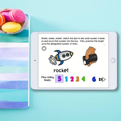 BOOM Cards: Shake It! Articulation - Dice Activity Bundle by Thumb ...