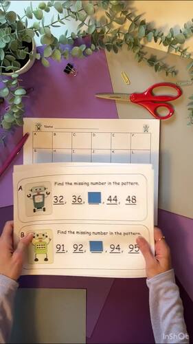 Number Pattern Scoot, 2 NBT.2, Skip Counting by BXC Creations | TPT
