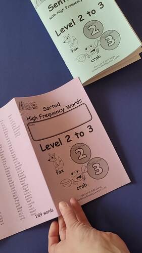 Sorted High Frequency Words - Booklets by Little Ravine Books | TPT