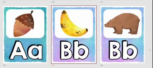 Calm, Cool Watercolor Alphabet Posters by Meghan Rodriguez | TPT