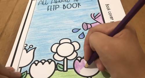Spring Writing and Craft and Flip Book Activity by The Viral Teacher